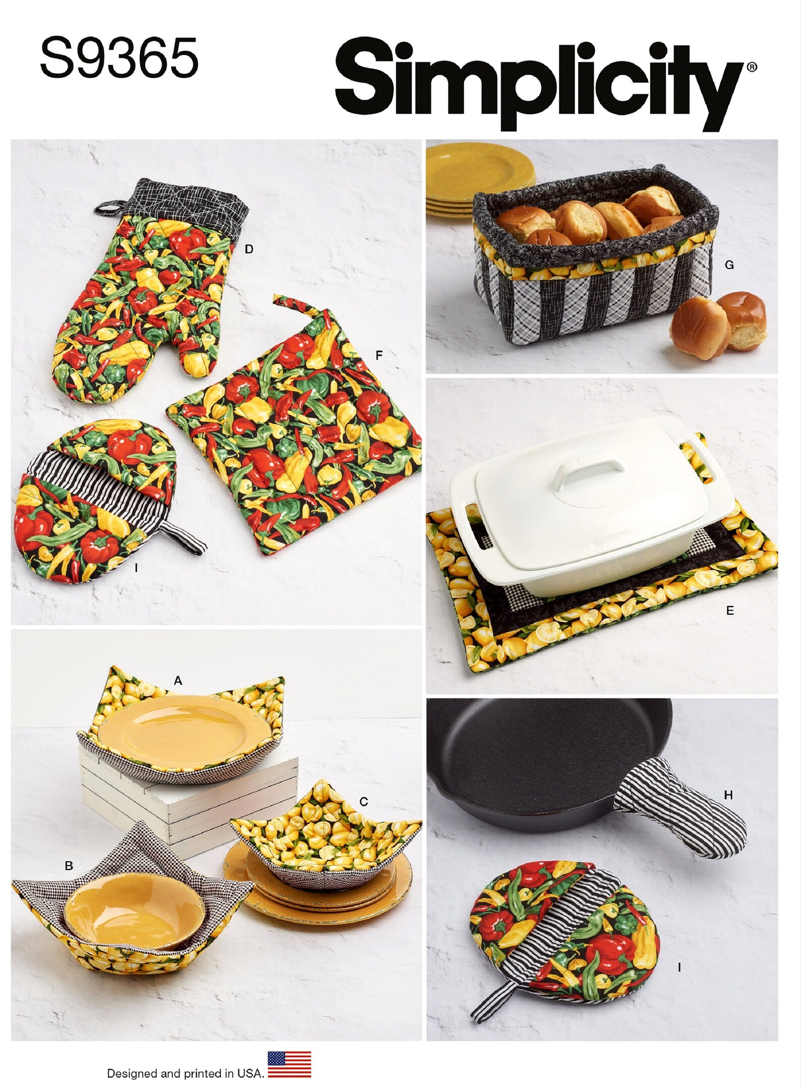 Sewing Pattern Quilted Kitchen Accessories Pattern Quilted - Etsy