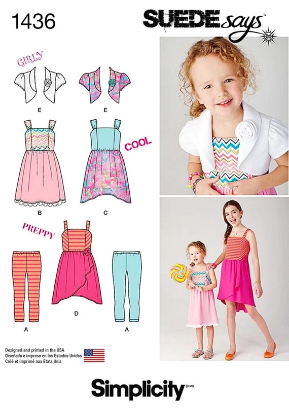 Sewing Pattern Girls' Sundress Pattern Girls' Sun - Etsy