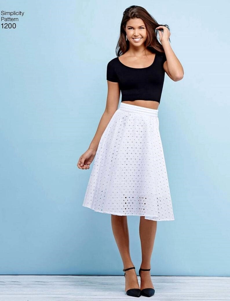 Sewing Pattern Flared Skirt Pattern Circle Skirt Pattern - Etsy