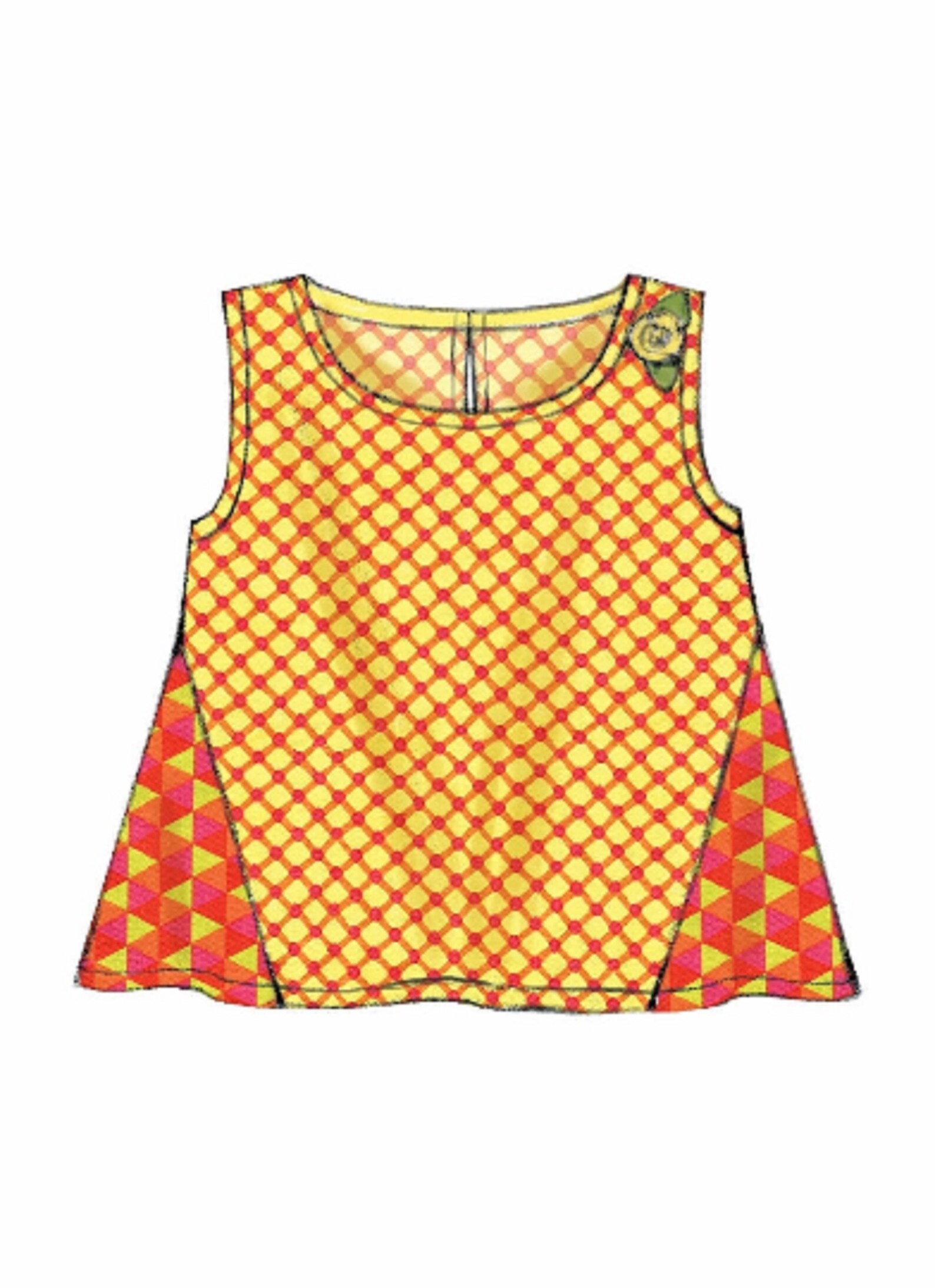 Sewing Pattern Little Girls' Top and Shorts Pattern - Etsy