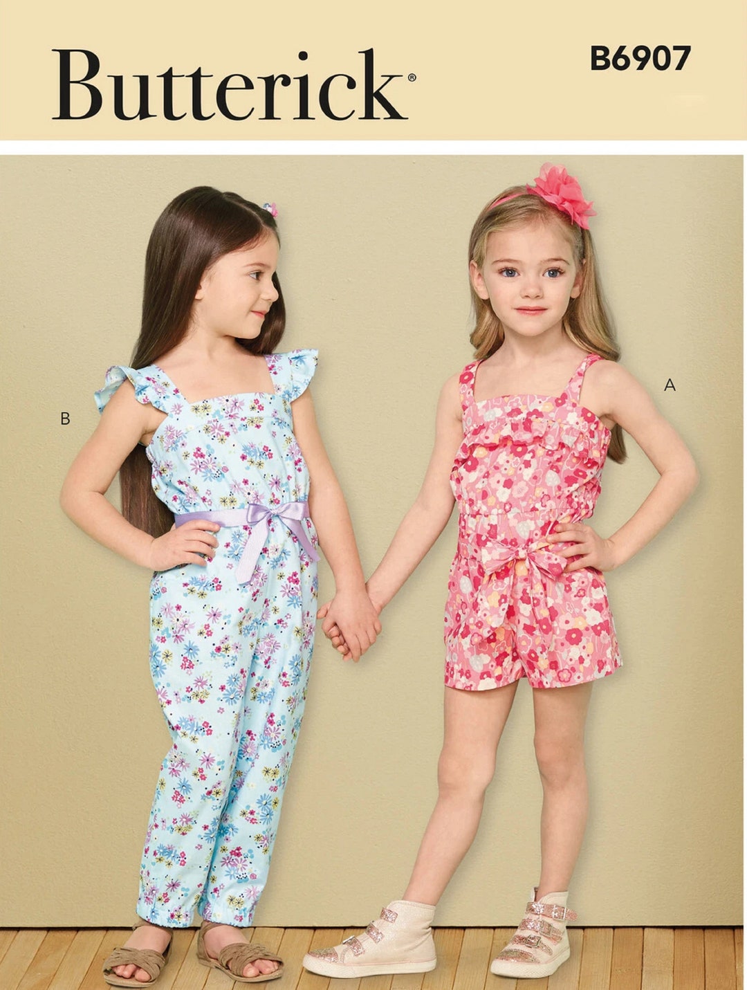 Sewing Pattern Childs' Easy Sunsuit Pattern, Childs' Easy Jumpsuit ...