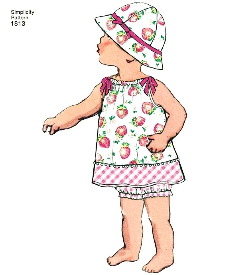 Sewing Pattern Baby Girls' Romper Pattern Toddler's | Etsy