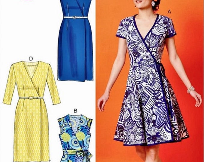 Sewing Pattern Women's Wrap Dress Pattern Straight Wrap - Etsy