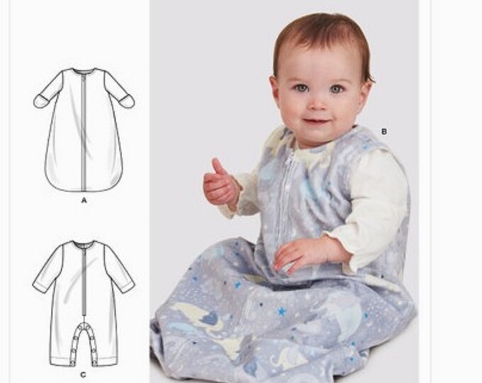 Sewing Pattern Baby Bunting Pattern, Baby Jumpsuit Pattern, Infant ...