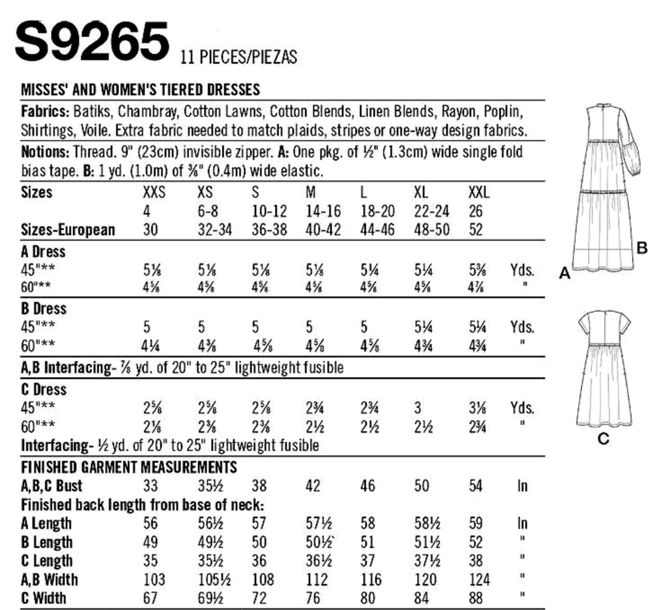 Sewing Pattern Women's Loose Fit Dress Pattern - Etsy