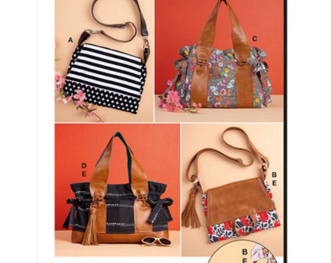 Sewing Patterns Large Bags Pattern, Shoulder Bag Pattern, Child Handle ...