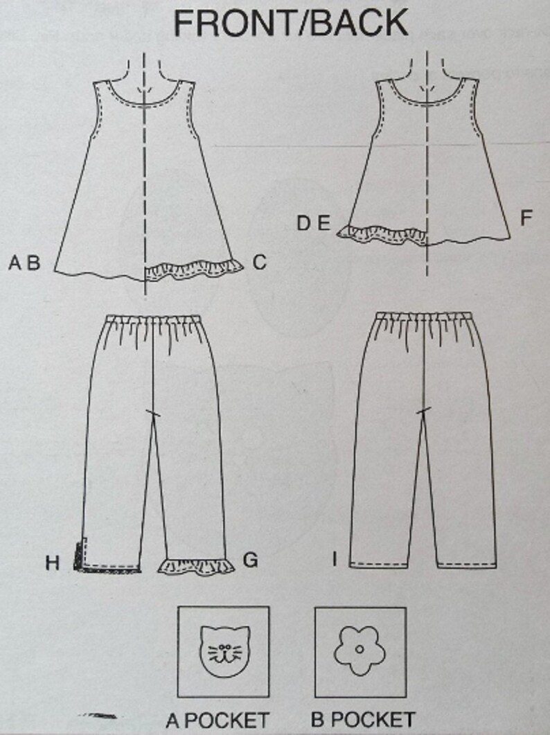Sewing Pattern Little Girls' Easy Sundress Pattern Little - Etsy