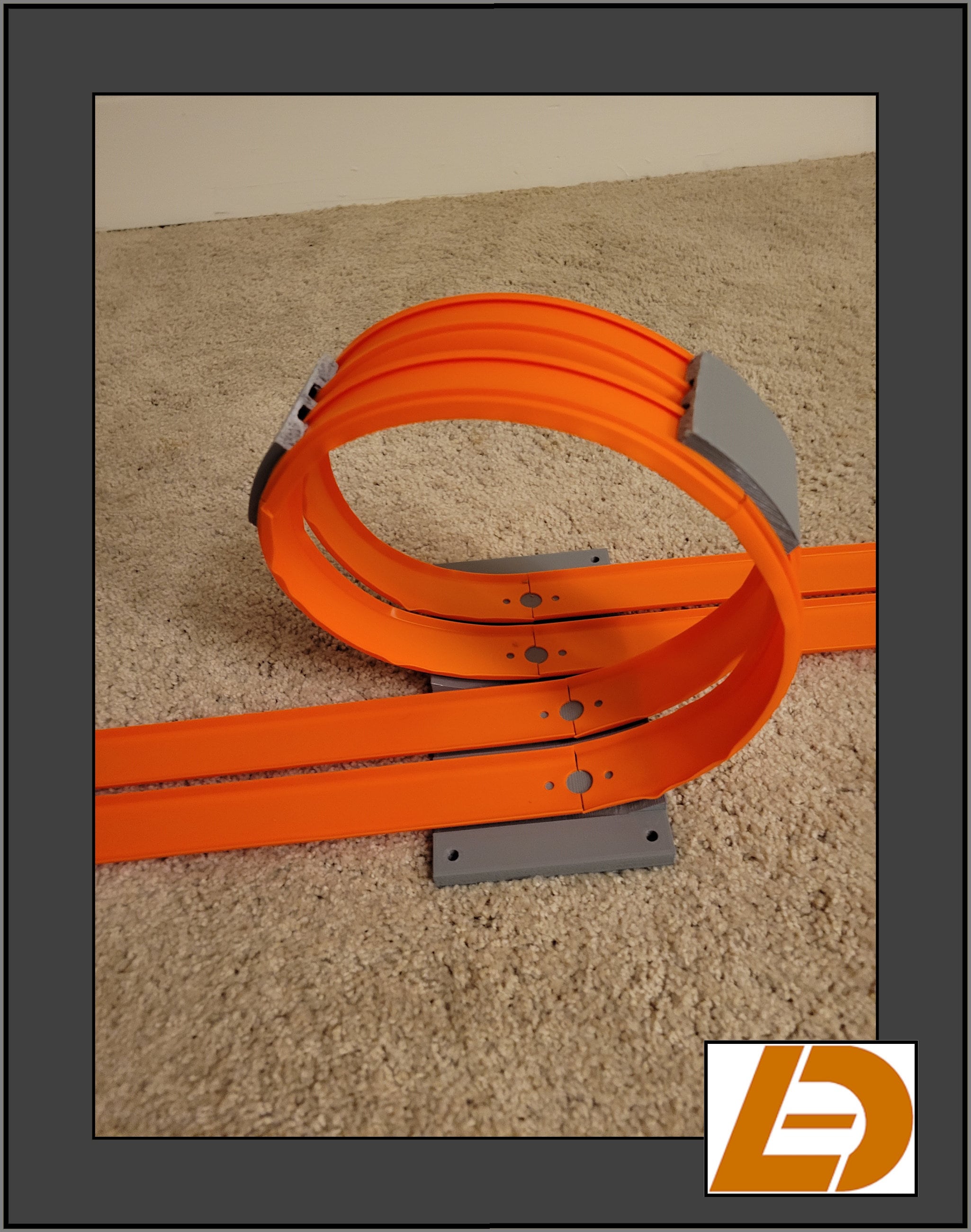 Dual-track Loop for Hot Wheels Cars and Monster Trucks 3D Printable ...