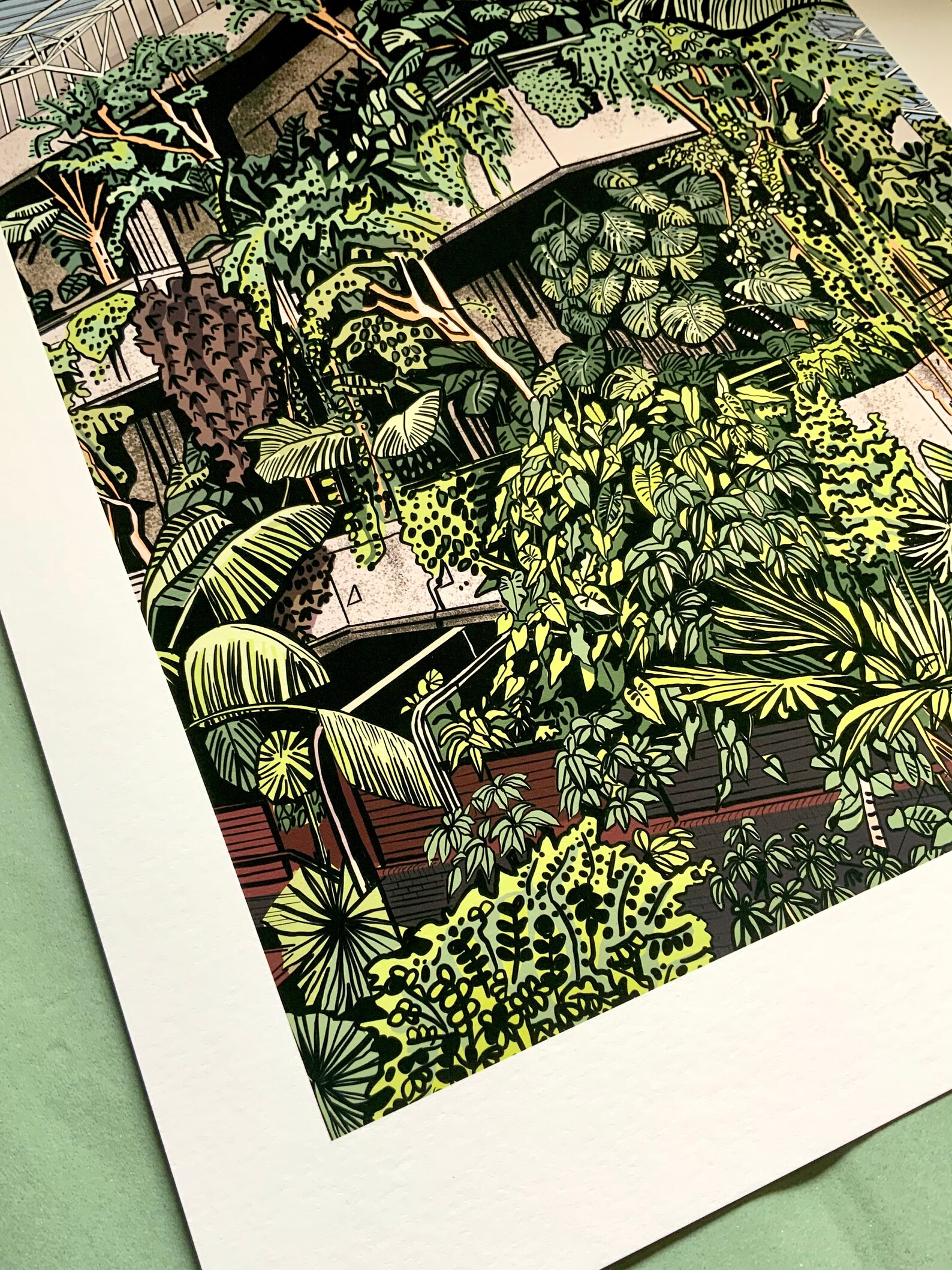 Barbican Conservatory Print/ Barbican London Poster/ Urban | Etsy