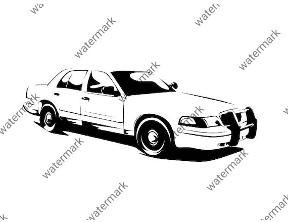 Ford Crown Victoria Colouring Pages Sketch Coloring Page