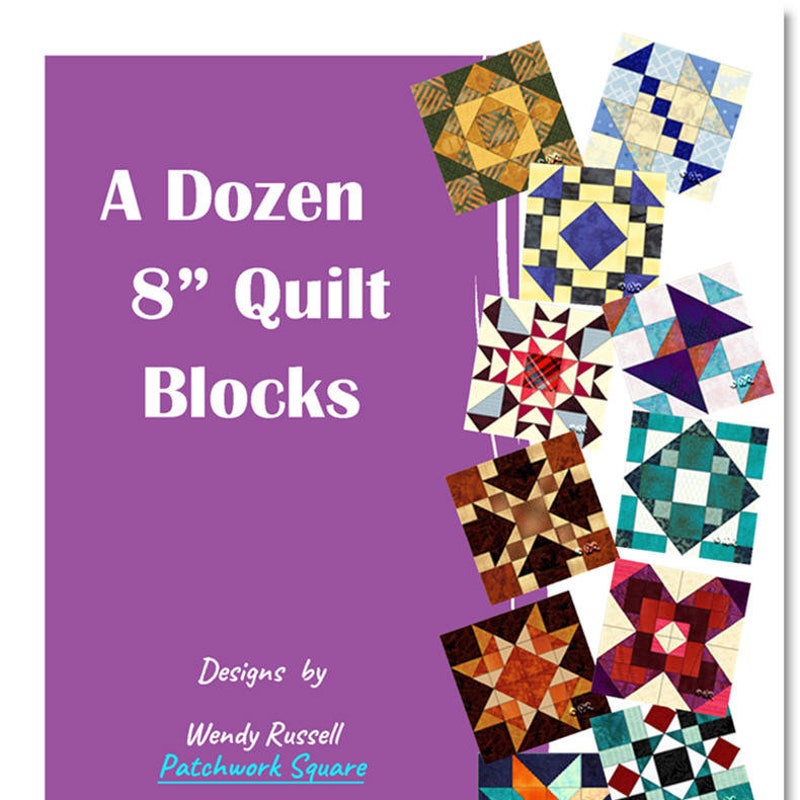 Book Quilt Block Pattern - Etsy
