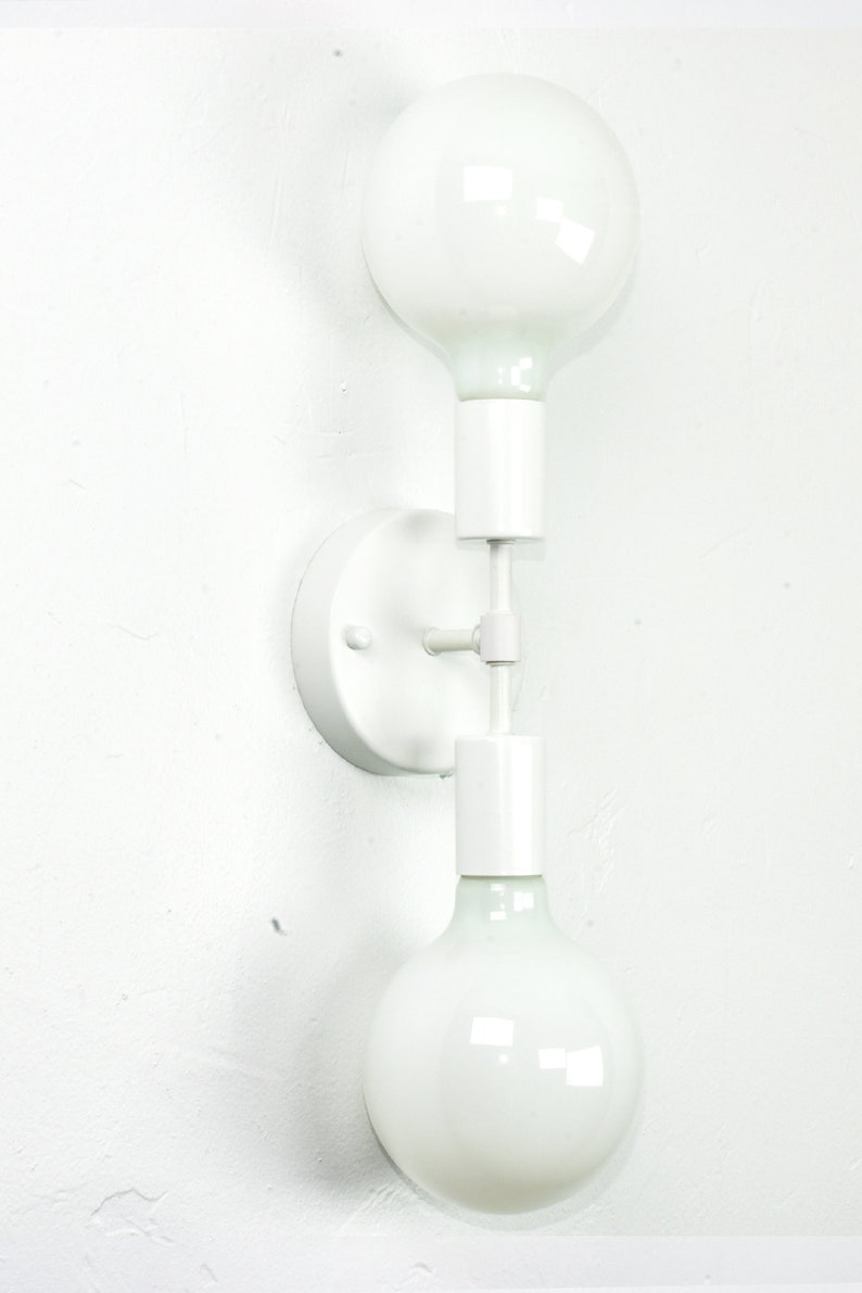 LED Two Light Wall Lamp Vanity Light Fixture Black Rose - Etsy