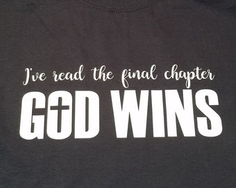 God Wins Decal - Etsy