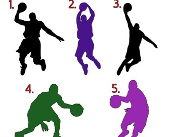 Basketball Window Decal | Etsy