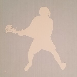 Lacrosse Player, Sticker, Lax Decal, Lacrosse Sports, Window Decal, LAX ...