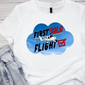 1st Solo Flight Shirt, Solo Flight, Pilot Shirt, Pilot Gear,aviation ...