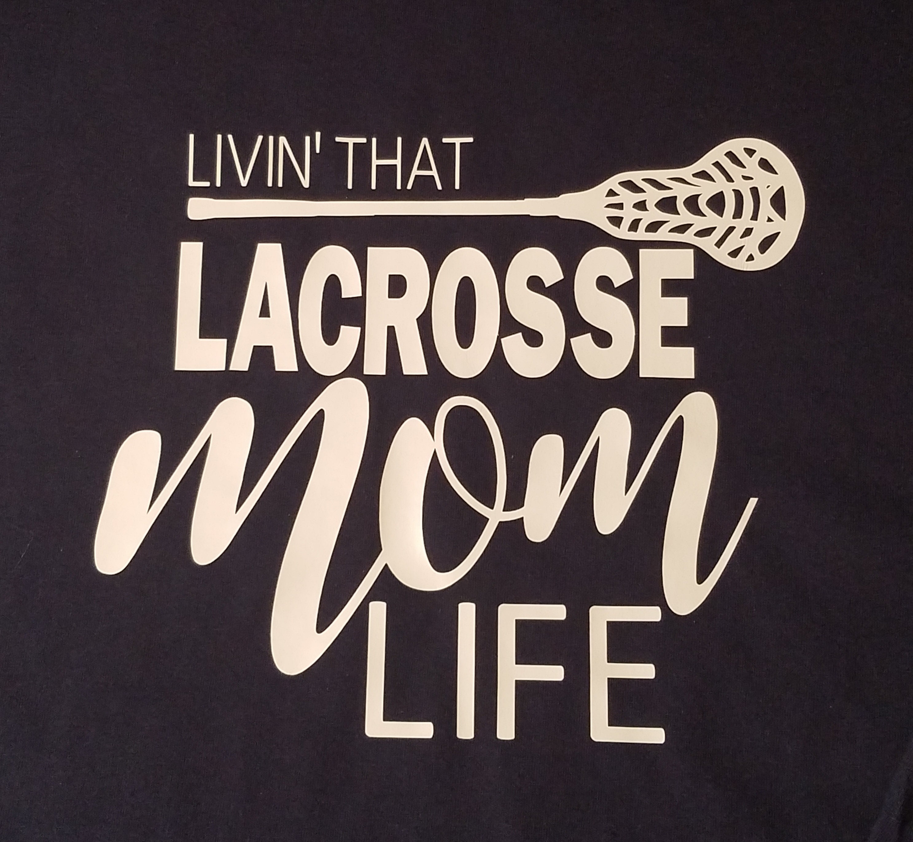 Livin' That Lacrosse Mom Life Decal, Lacrosse Mom Gift, Lacrosse Player ...