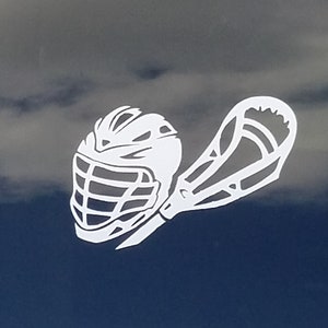Lacrosse Player Sticker Lax Decal Lacrosse Sport Window Decal LAX ...