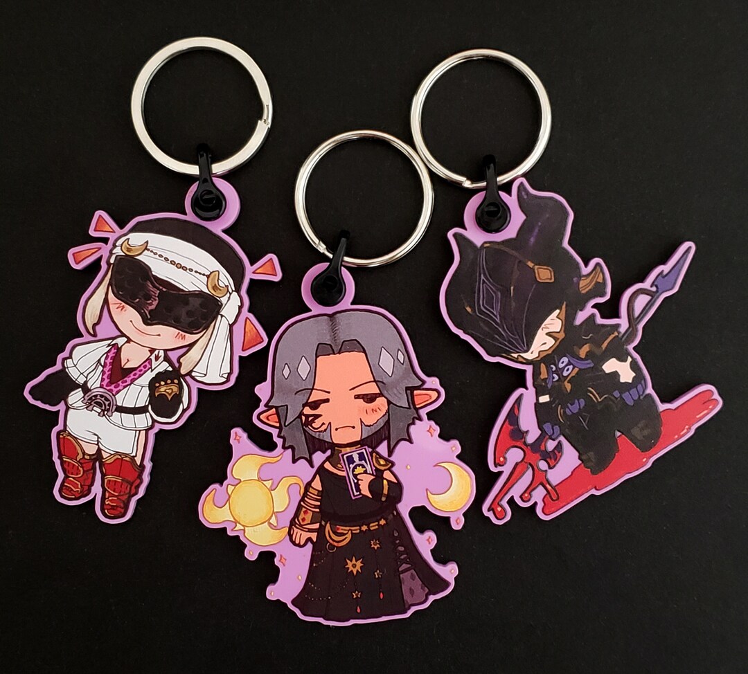 Purple FFXIV Charm Set - Etsy