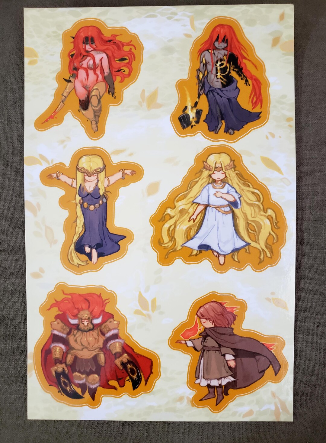Light Elden Ring Sticker Sheet - Etsy