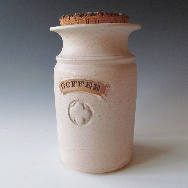 Ceramic Coffee Container - Etsy