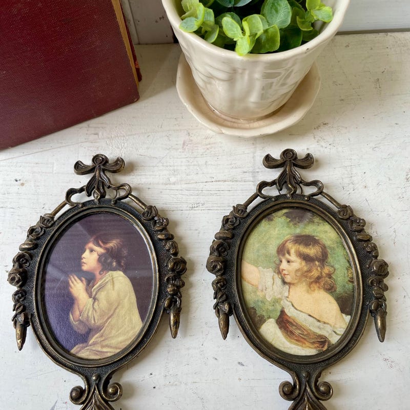 Ornate Brass Frames Oval - Etsy