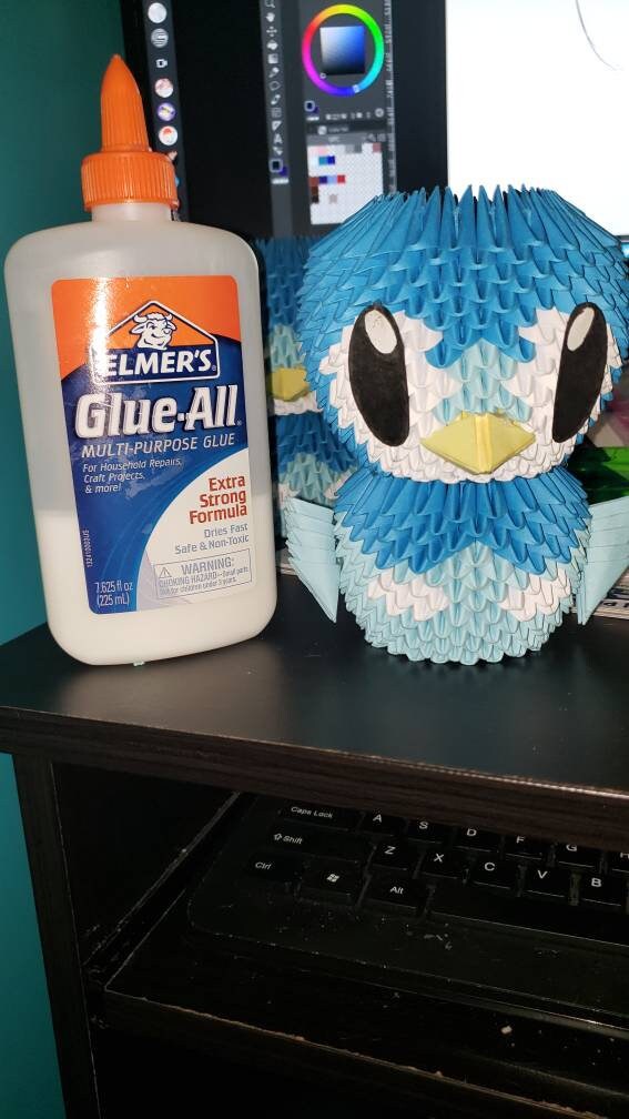 3D Origami Piplup - Etsy