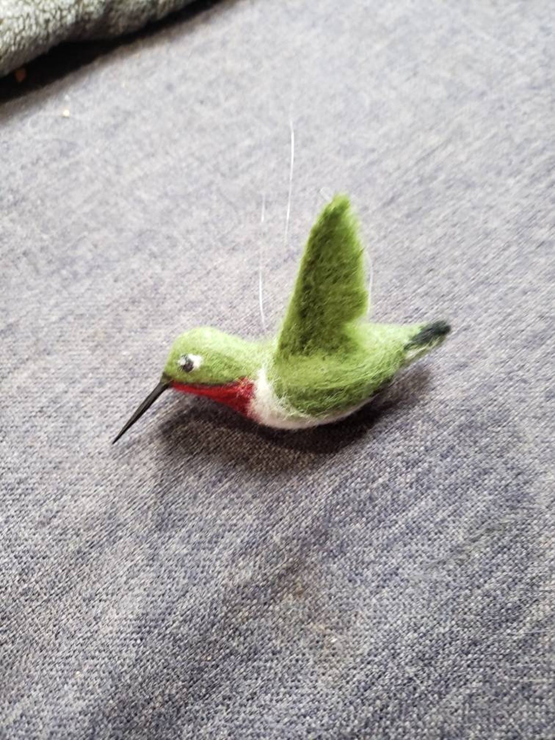 Hand made Hummingbird needle felt | Etsy