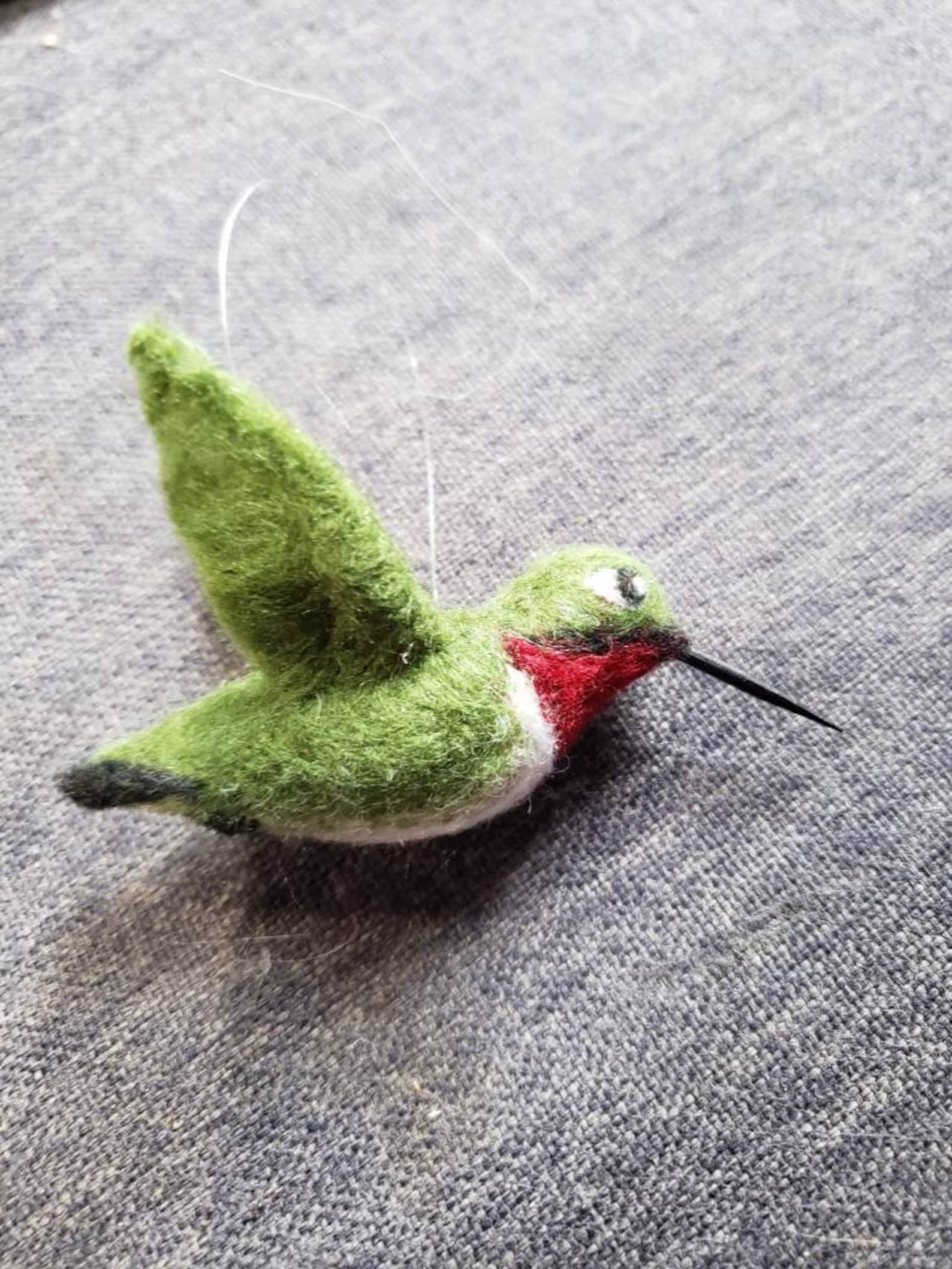 Hand Made Hummingbird Needle Felt - Etsy