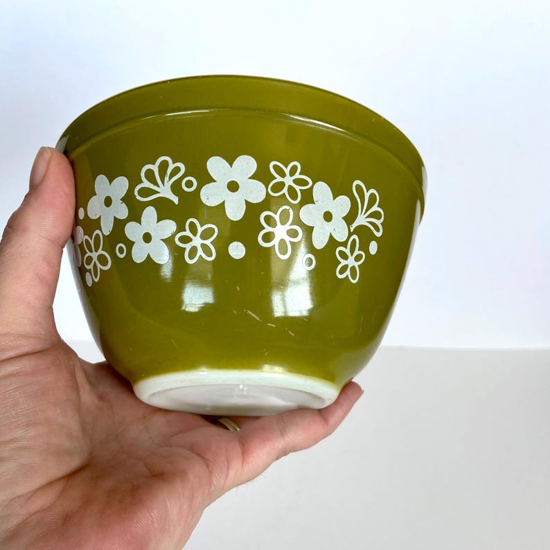 Vintage Pyrex Spring Blossom Nesting Bowl | 1972 -1979 | 401 | 1 1/2 PT ...