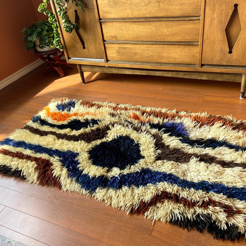 Vintage Shag Rug - Etsy