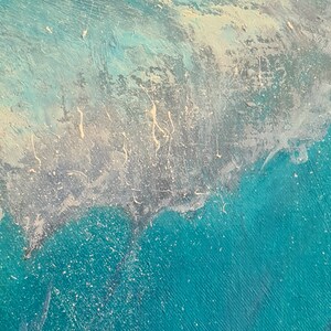 Original Turquoise Wave Oil Painting: Coastal Seascape Wall Art - Etsy