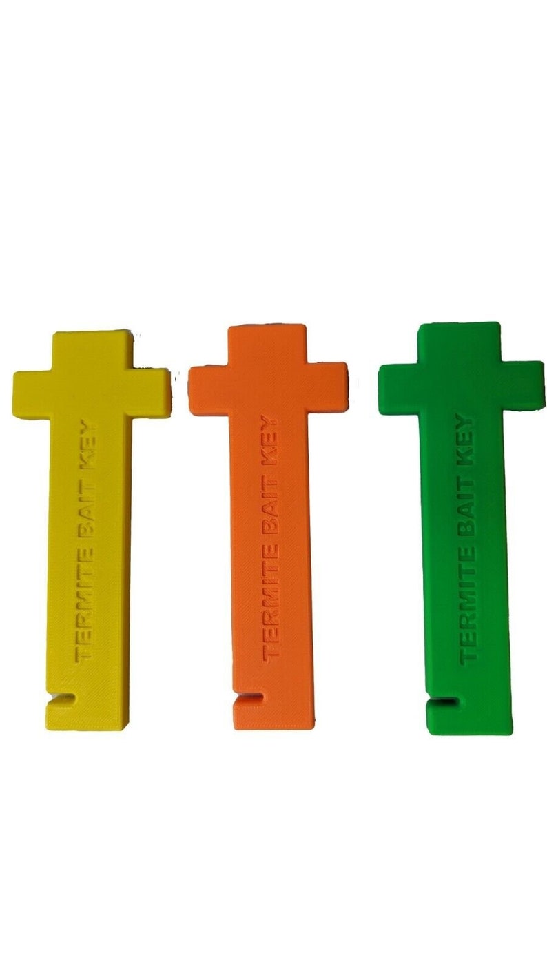 Termite Bait Station Key New Pain Free Design Access Tool Bright Colors ...