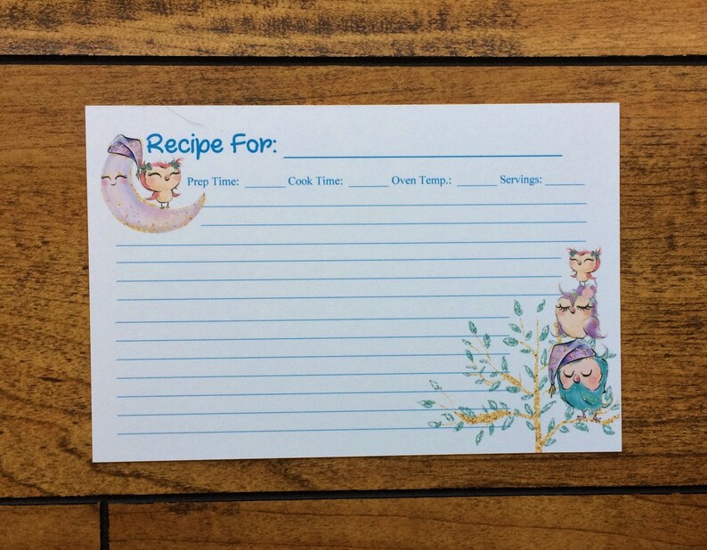 Recipe Cards Recipe Cards 4x6 Recipe Cards Personalized - Etsy