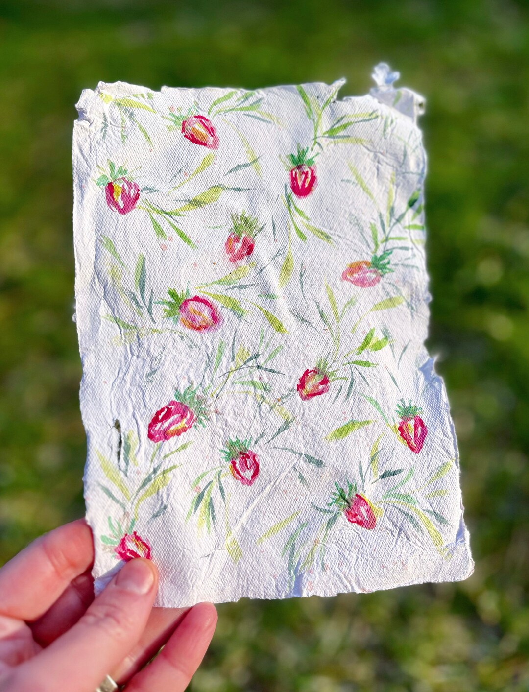 Rustic Strawberries - Etsy