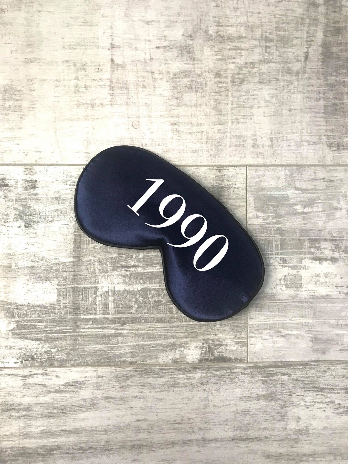 Any Birth Year Birthday Personalised Luxury Eye Mask Satin - Etsy