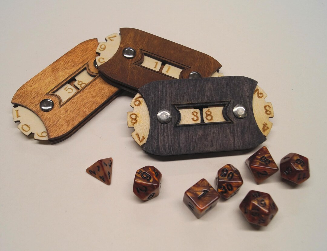 Wooden Counter / Tracker for RPG and Other Games - Etsy