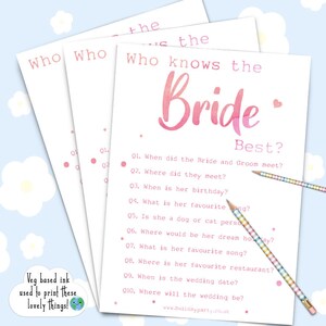 Hen Do Quiz - Etsy UK