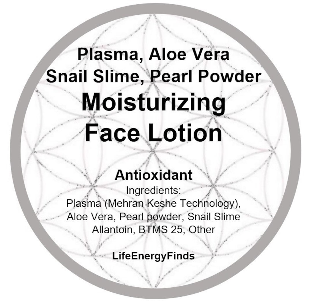 Aloe Vera, Plasma “cup of Life”, Pearl Powder, Snail Slime Homemade ...