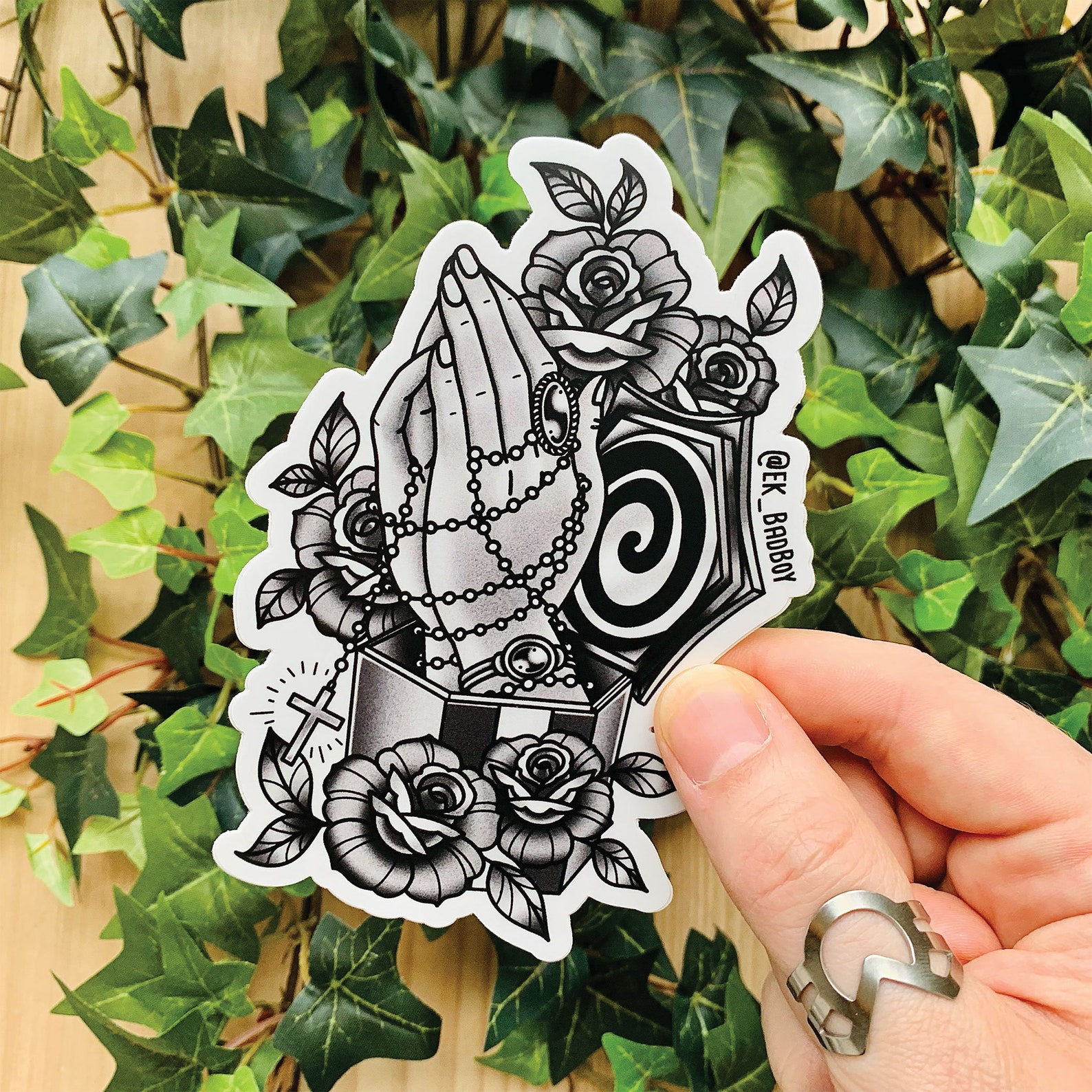 Prayer Hands the Conjuring Inspired 5 Vinyl Sticker - Etsy