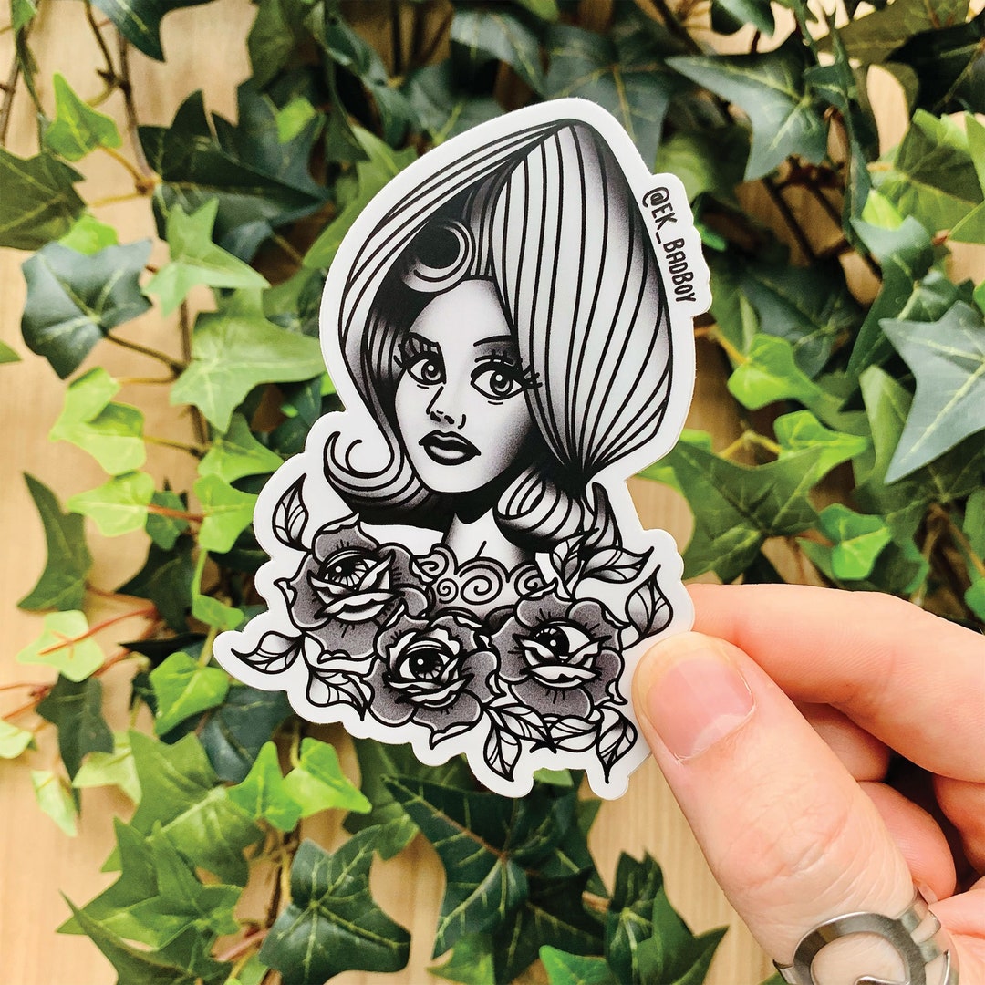 Female Martian | Mars Attacks Inspired | 4" Vinyl Sticker - Etsy