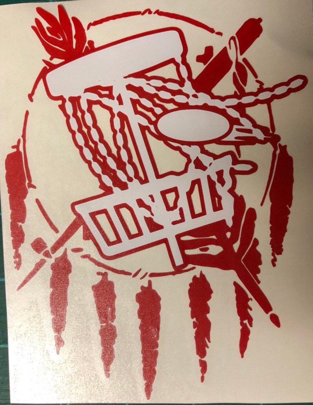 6" Oklahoma Disc Golf Vinyl Decal - Etsy