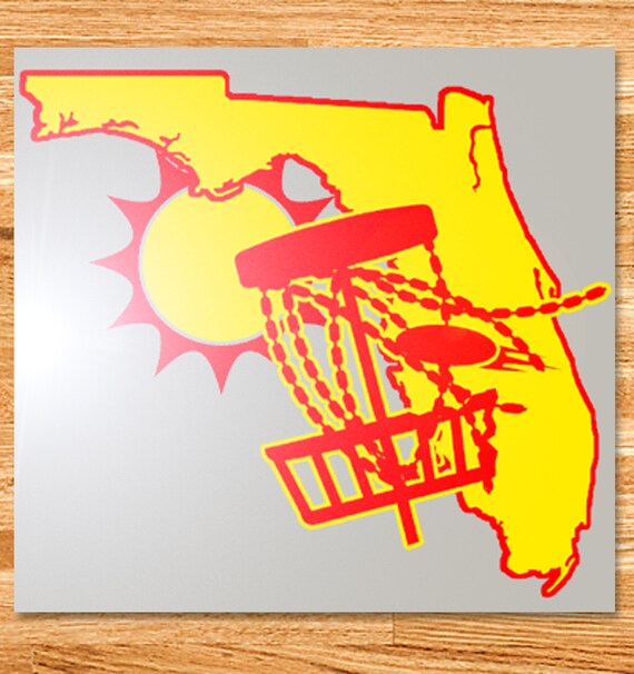 6 Florida Disc Golf Decal | Etsy
