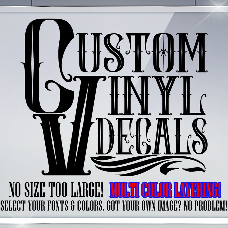 Full Color Decals - Etsy