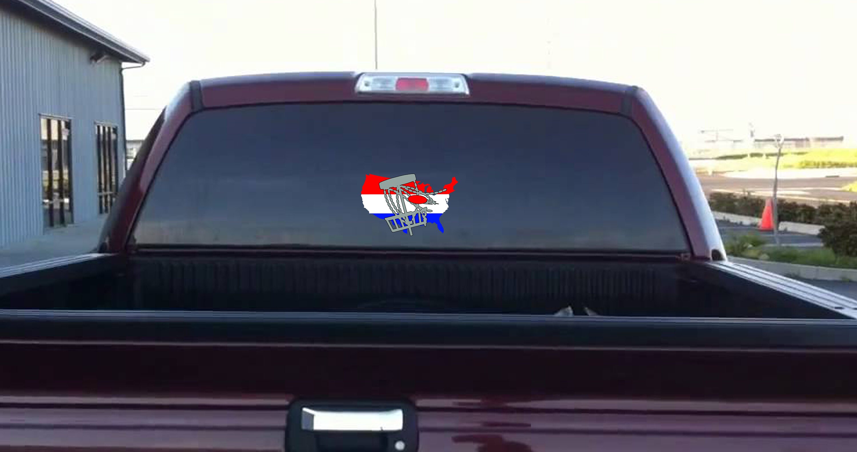 10" USA Disc Golf Vinyl Decal - Etsy