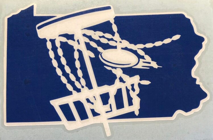 6 Pennsylvania Disc Golf Decal - Etsy