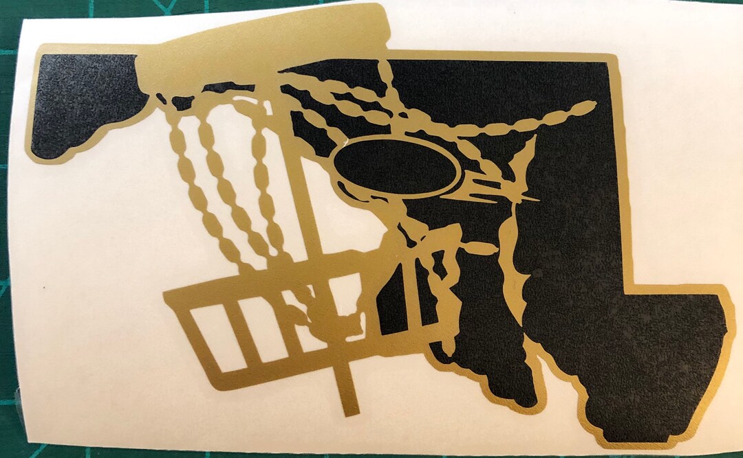 6" Maryland Disc Golf Vinyl Decal - Etsy