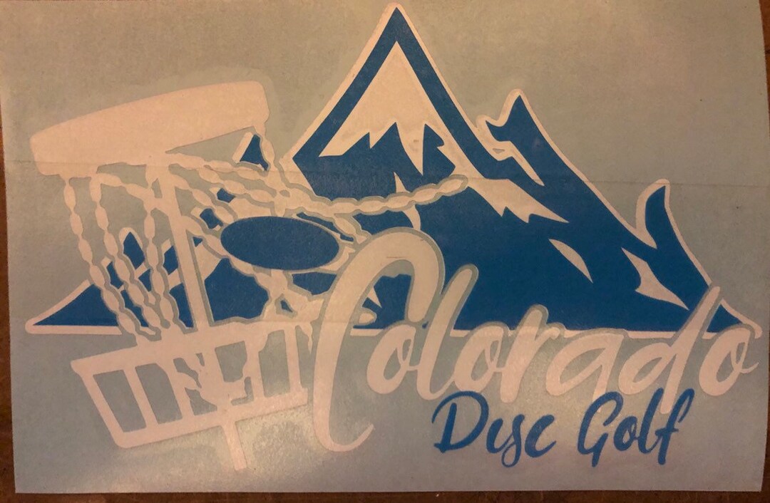 6" Colorado Disc Golf Decal - Etsy