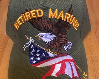Retired Marine Hat - Etsy