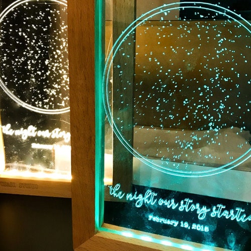 Personalized Star Map Gift Night Sky Print Custom Star - Etsy
